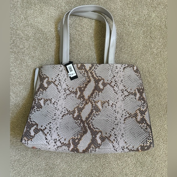 Banana Republic | Bags | Banana Republic Stylish Snake Print Tote Bag ...